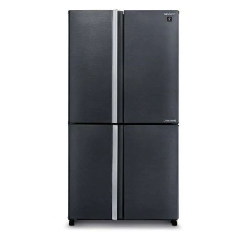 E-store | מקרר 4 דלתות מקפיא תחתון 532 ליטר Sharp SJ-8570SL עם התקן שבת מובנה - גימור נירוסטה ...