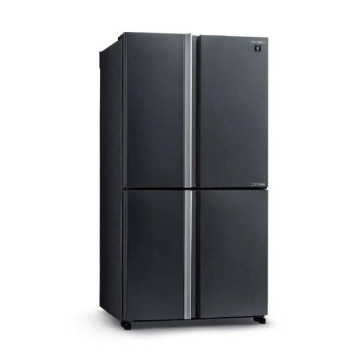 E-store | מקרר 4 דלתות מקפיא תחתון 532 ליטר Sharp SJ-8570SL עם התקן שבת מובנה - גימור נירוסטה ...