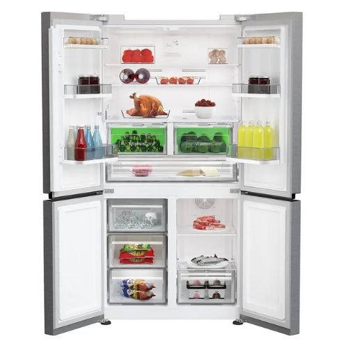 E-store | מקרר בלומברג 4 דלתות 535 ליטר נירוסטה Ice Maker דגם Blomberg ...