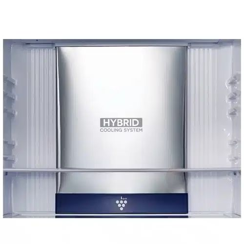 E-store | מקרר מקפיא עליון 517 ליטר נטו Sharp SJ-4650DS עם התקן שבת מובנה - גימור זכוכית כסופה ...