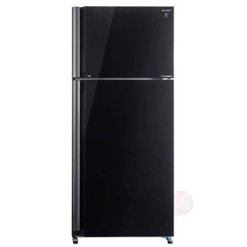 E-store | מקרר מקפיא עליון - 558 ליטר Sharp שארפ SJ5778BK‏ זכוכית שחורה - התקן שבת מובנה ...